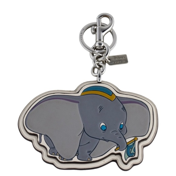 Coach x Disney | Accessories | Coach X Disney Dumbo Leather Hang Tag ...